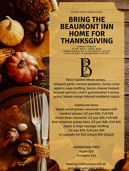 The Beaumont Inn | A Unique Dining Experience in NEPA
